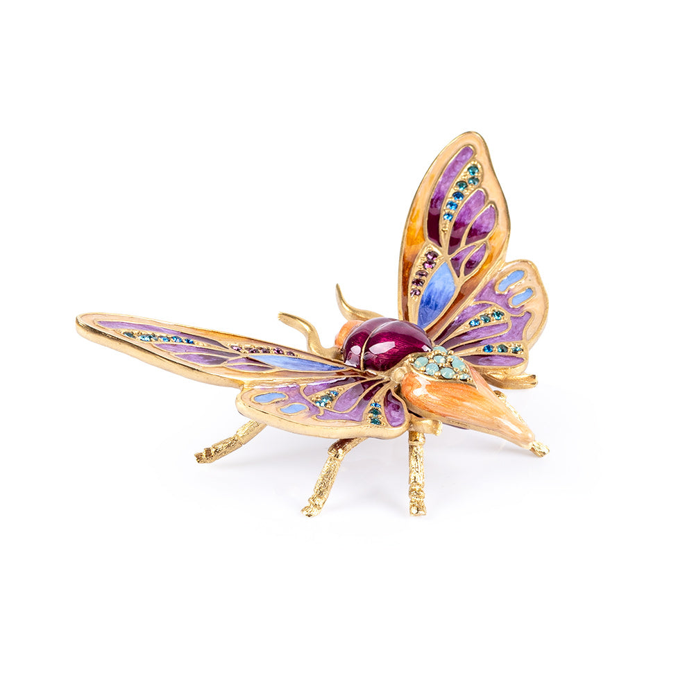 Rosey Moth Objet – Jay Strongwater