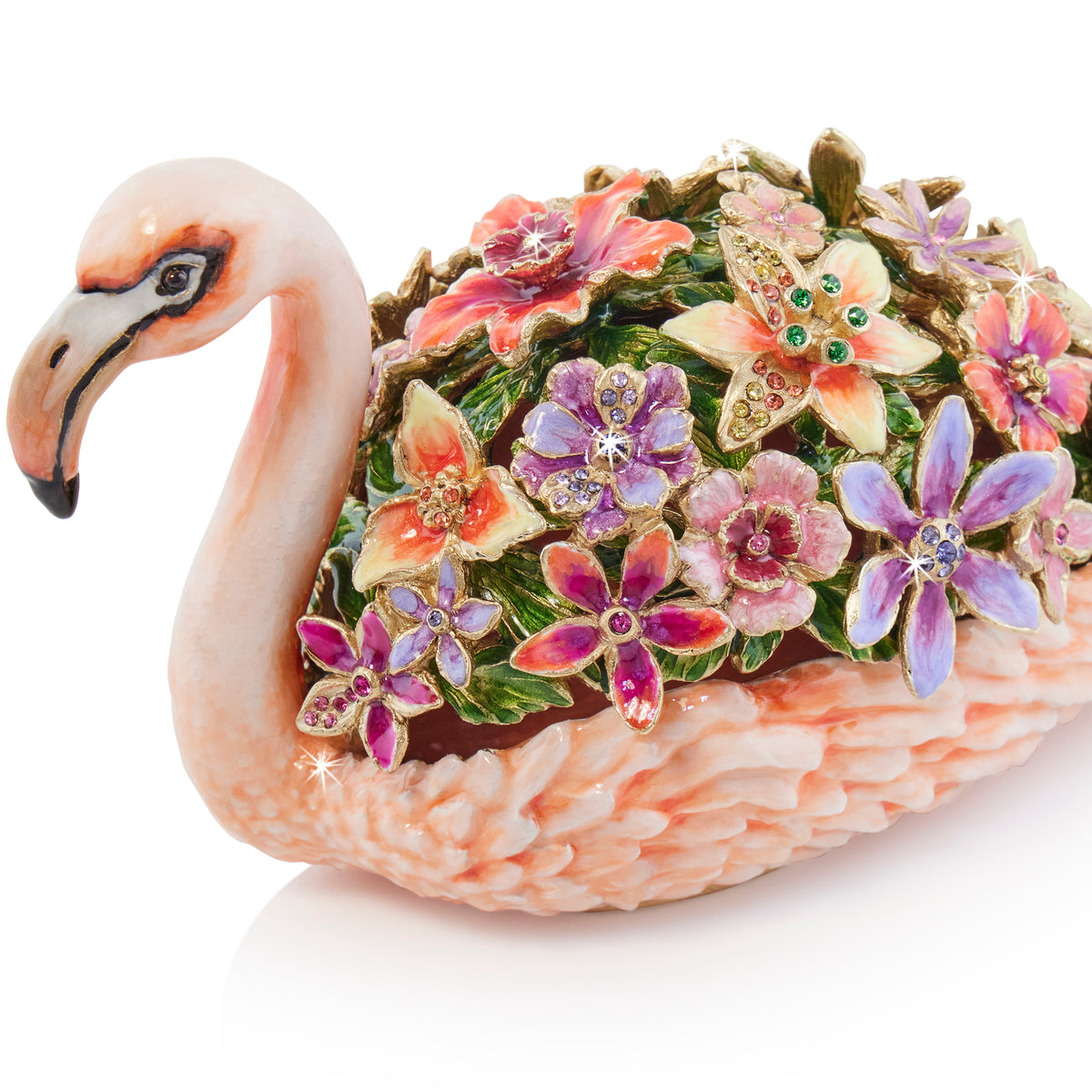 Clover Floral Flamingo Box