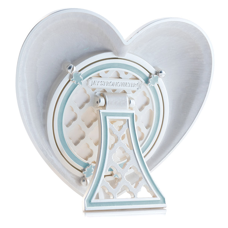 Chantal Heart Frame - Pale Blue – Jay Strongwater