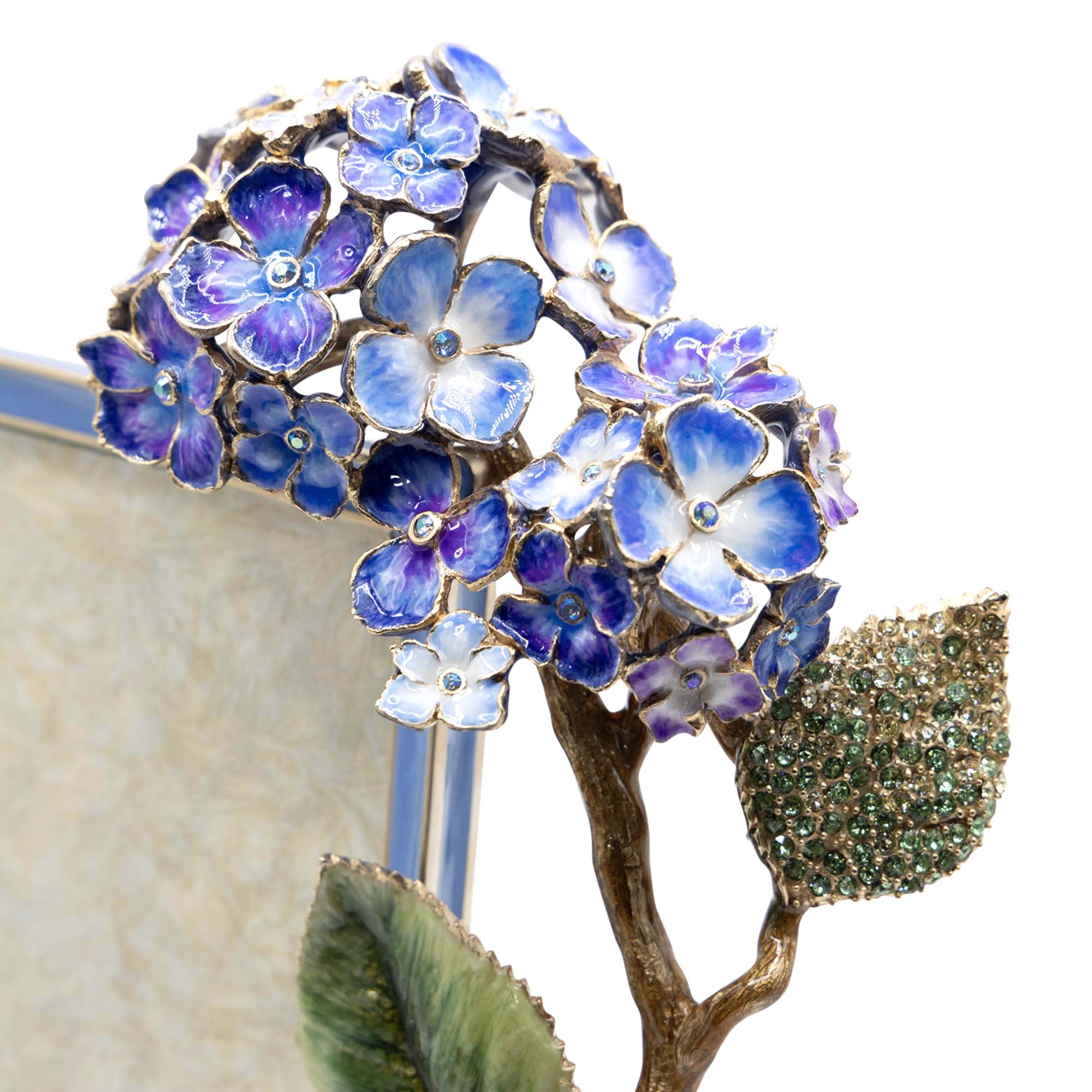 Gail Hydrangea 5”x7" Frame - Blue – Jay Strongwater