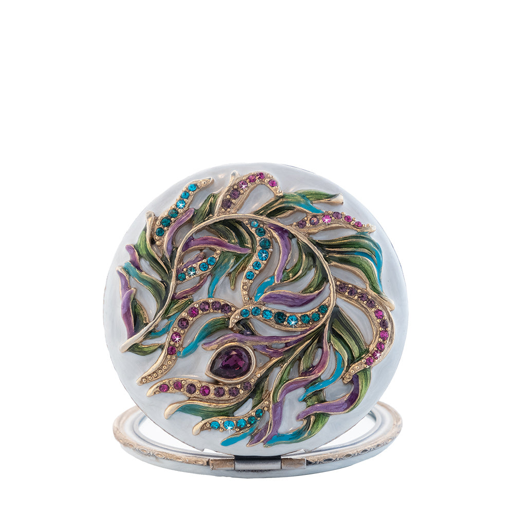 Rowan Classic Peacock Compact – Jay Strongwater