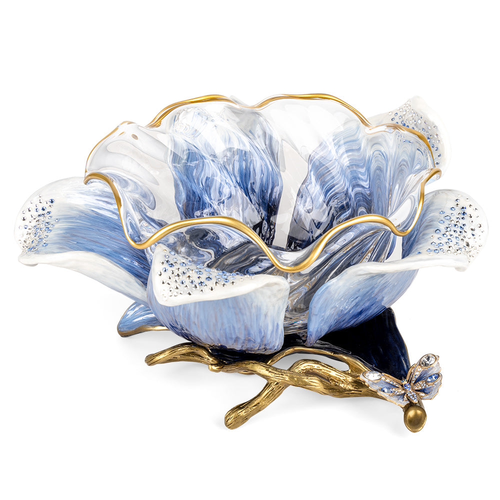 Ellie Flower Bowl Delft Garden – Jay Strongwater