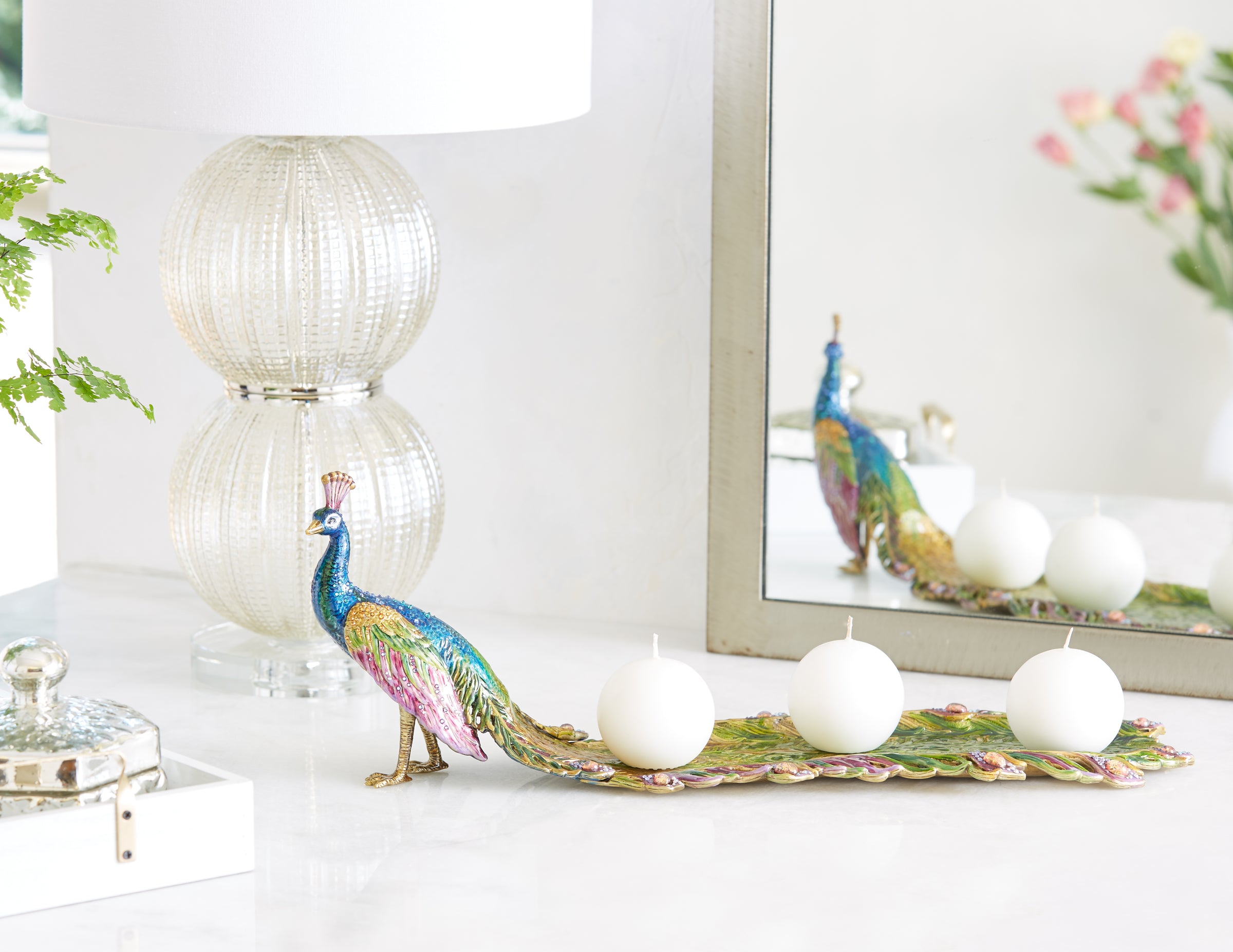 Mayur Long Tail Peacock – Jay Strongwater